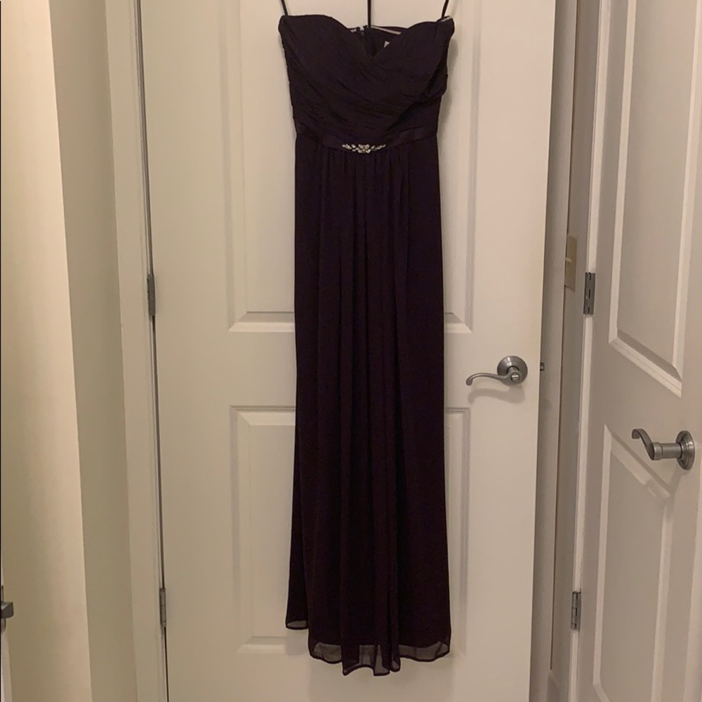 Sweetheart Neck Purple Floor Length Formal Dress - Gem